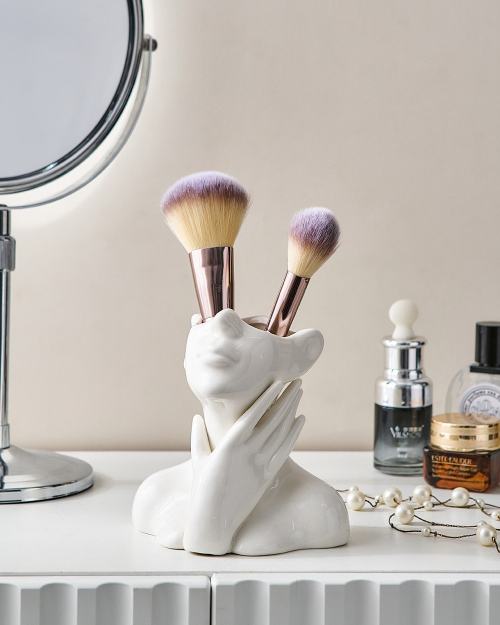 The Face Of The Company Ceramic Sculpture Statue Vase Figurine