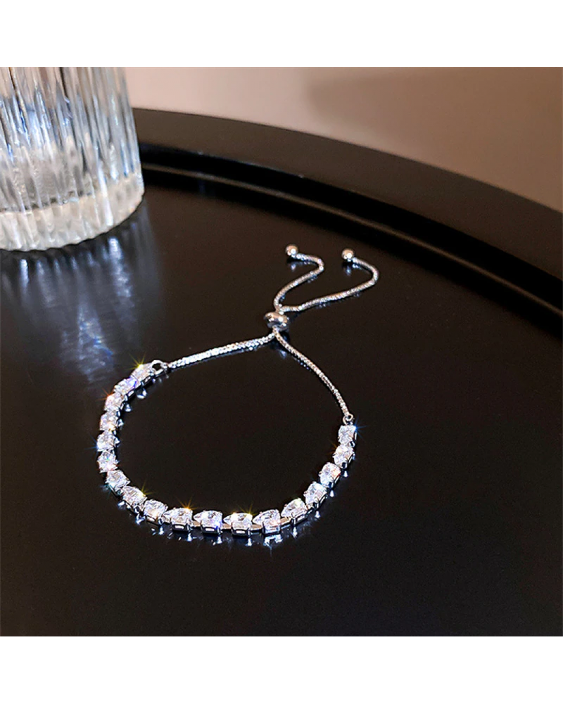 Sparkly Adjustable Rhinestone Beauty Bracelet